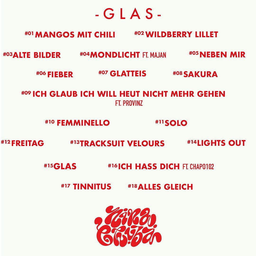 Nina Chuba kündigt neues Album »Glas« für Frühjahr 2023 an - Mostdope