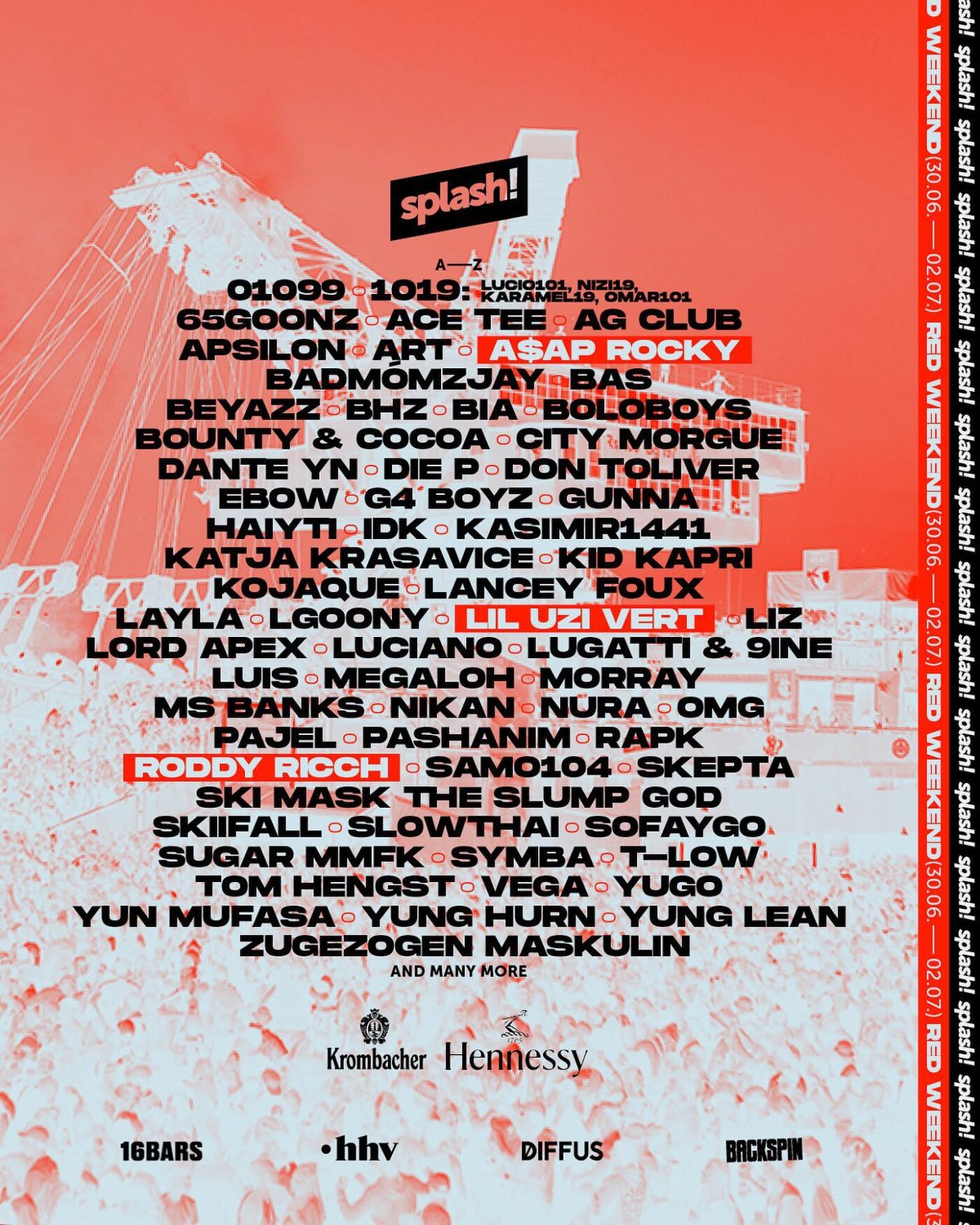 splash!-Festival 2022: Tickets & Line-Up - Mostdope